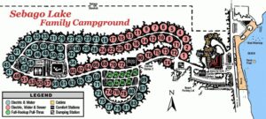 Campground Map & Policies ※ Sebago Lake Family Campground